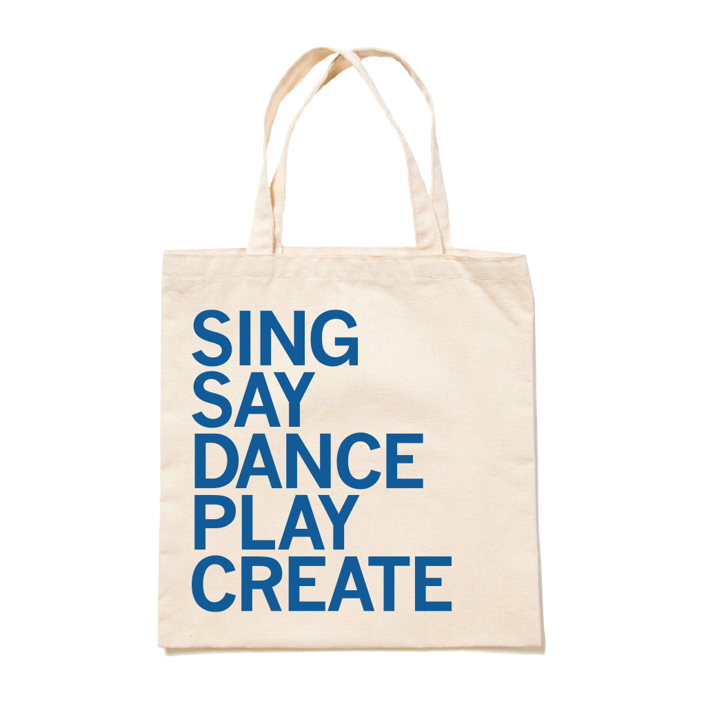 First Iowa Orff: Sing Say Dance Play Create Tote Bag – Raygun Custom