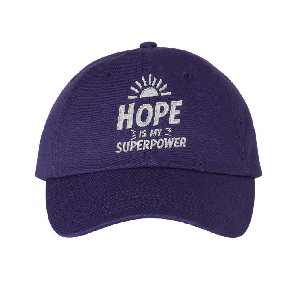 Mourning Hope Grief Center: Hope Is My Superpower Hat – Raygun Custom