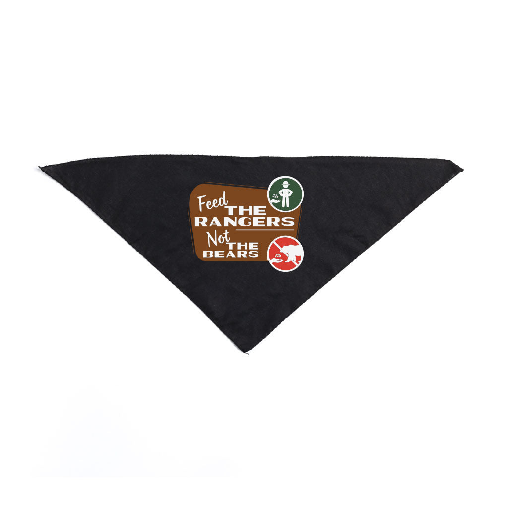Feed the Rangers: Not the Bears Dog Bandana – Raygun Custom