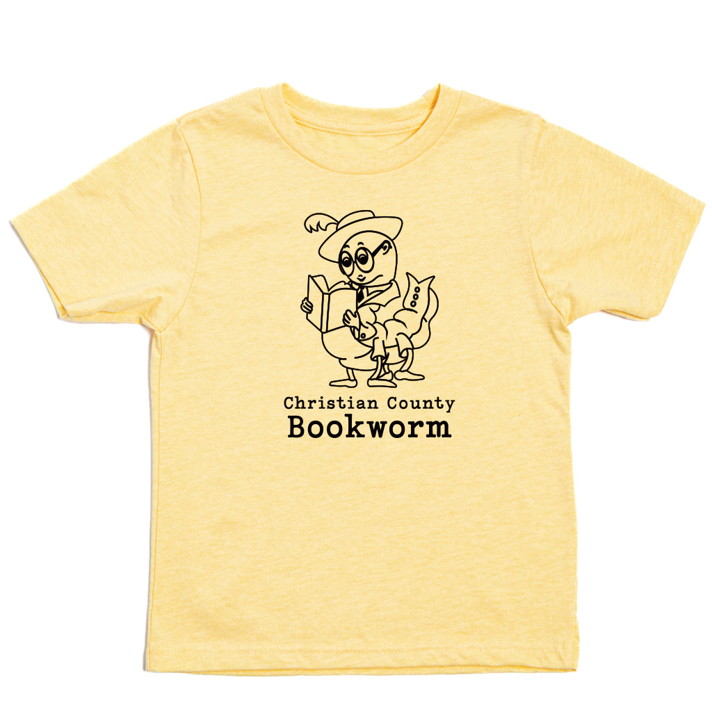 Christian County Library: Bookworm Kids Shirt – Raygun Custom