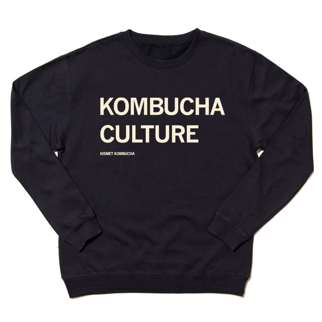 Kismet Kombucha: Kombucha Culture Text Crewneck Sweatshirt – Raygun Custom