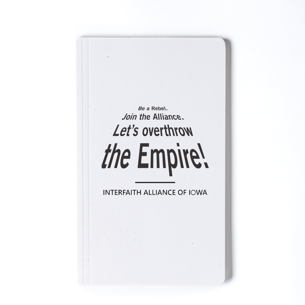 Interfaith: Let's Overthrow the Empire! Notebook – Raygun Custom