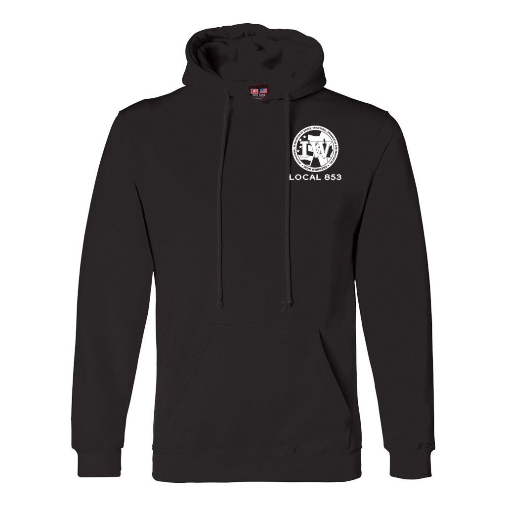 Iron Workers 853 Logo Hooded Sweatshirt – Raygun Custom
