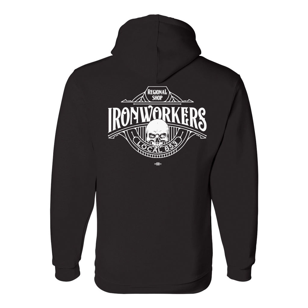 Iron Workers 853 Logo Hooded Sweatshirt – Raygun Custom