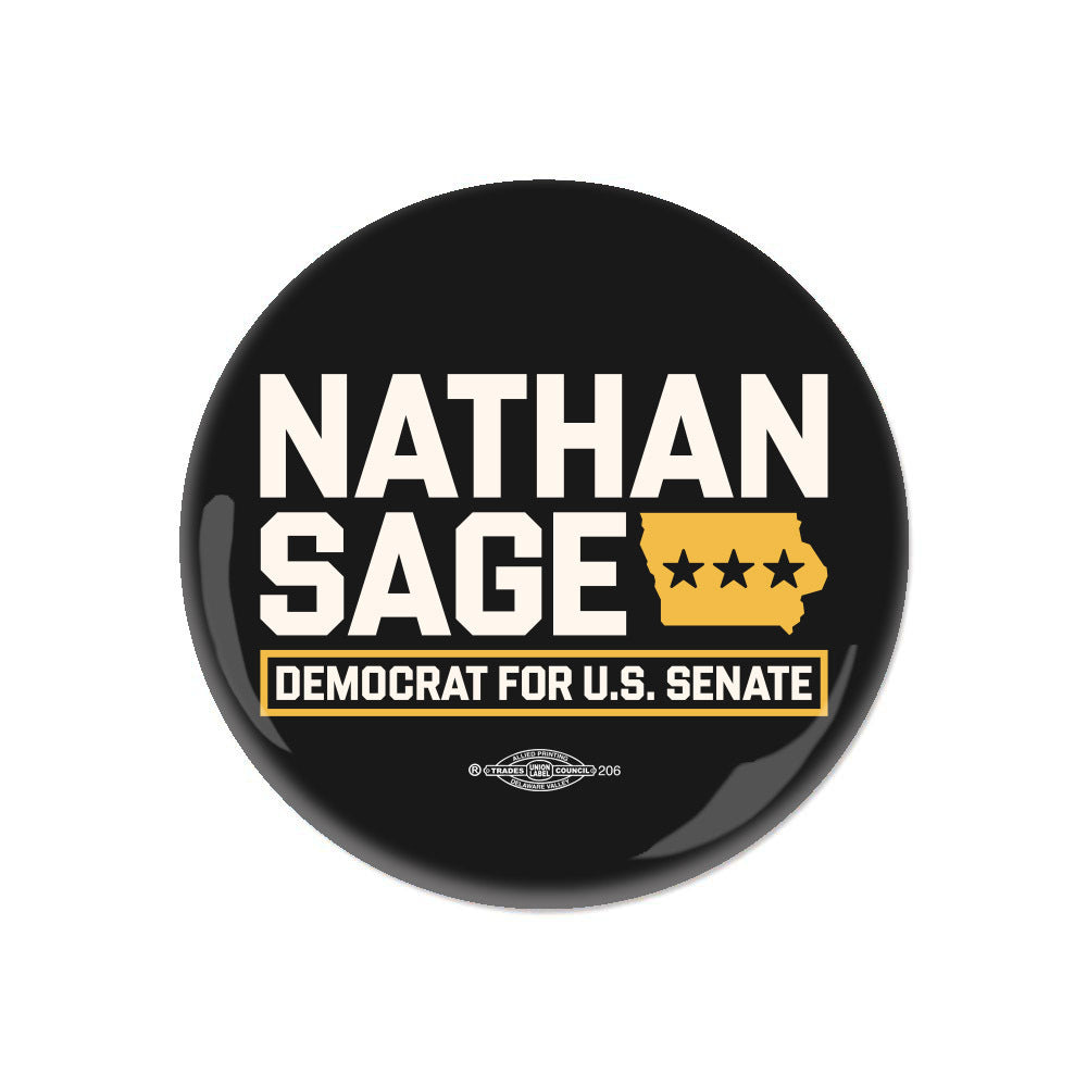 Sage for Senate: Nathan Sage Button – Raygun Custom