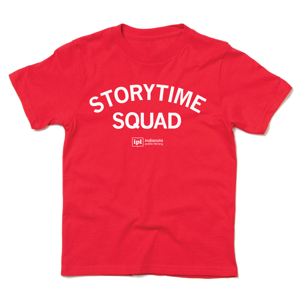 Indianola Public Library: Storytime Squad Kids Shirt – Raygun Custom