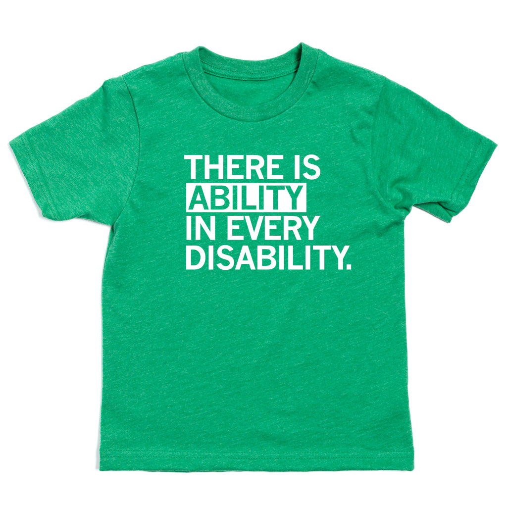 AoECI: There Is Ability In Every Disability Kids Shirt – Raygun Custom