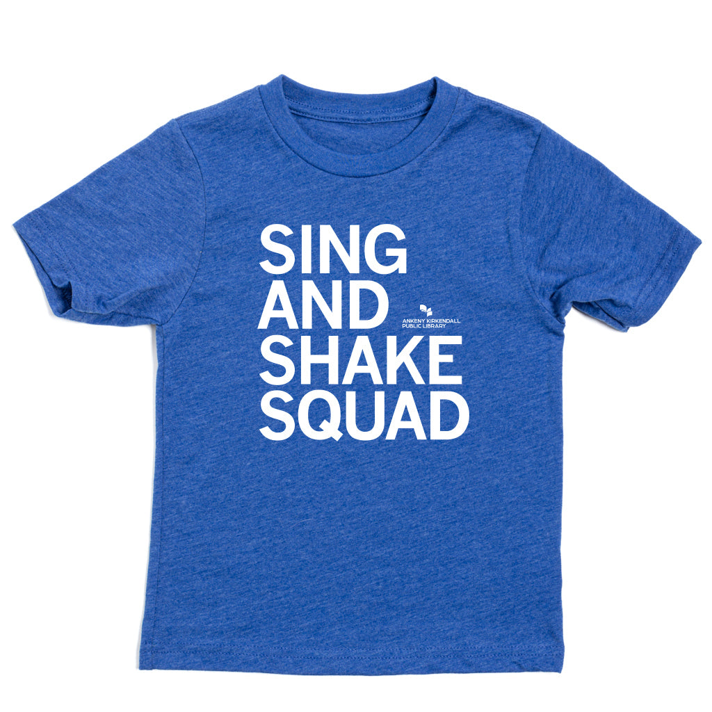 Ankeny Public Library: Sing and Shake Squad Kids Shirt – Raygun Custom