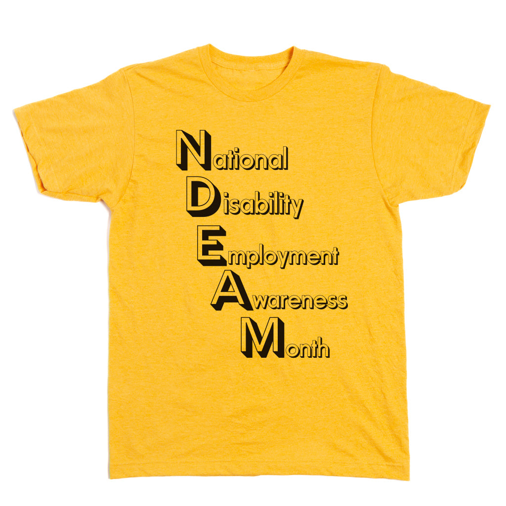 NDEAM Block Letter Shirt – Raygun Custom
